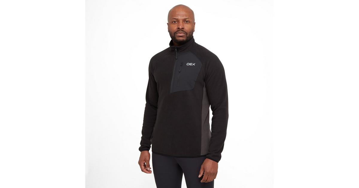 OEX Men’s Braewick Half Zip Fleece | Blacks