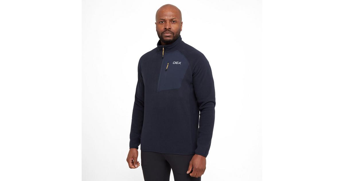OEX Men’s Braewick Half Zip Fleece | Blacks