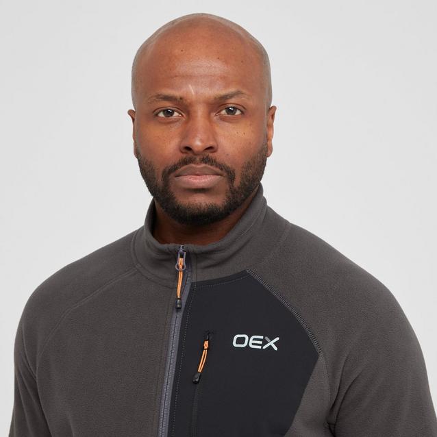 OEX Men’s Braewick Full Zip Fleece | Blacks