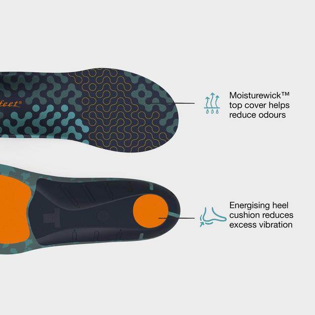 Superfeet Active Cushion High Arch Insoles | Blacks