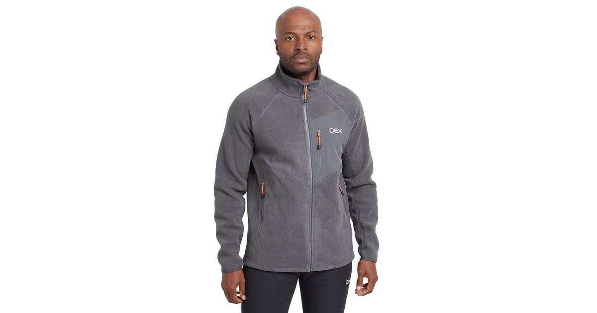 OEX Men’s Alder Full Zip Fleece | Blacks