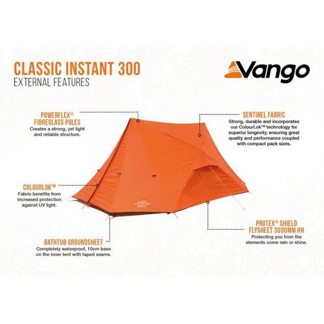 VANGO Classic Instant 300 | Blacks