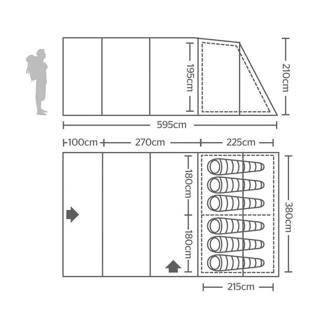 HI-GEAR Hampton 6 Eclipse Family Tent | Ultimate Outdoors