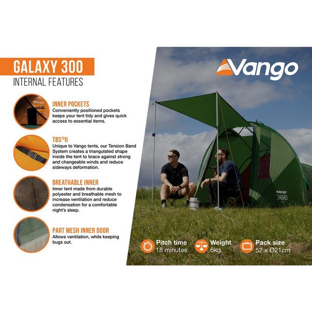 VANGO VG GALAXY 300 FOR | Blacks