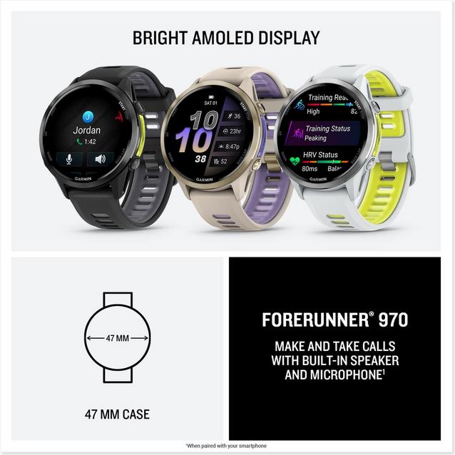Garmin Forerunner® 970 GPS Watch | Millets