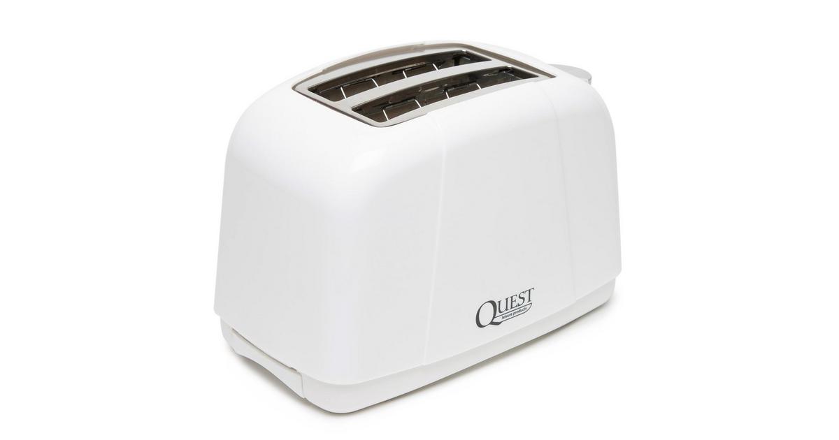 Quest White 2-Slice Toaster (Low Wattage) | GO Outdoors