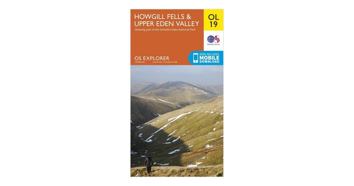 Ordnance Survey Explorer OL19 Howgill Fells & Upper Eden Valley Map ...