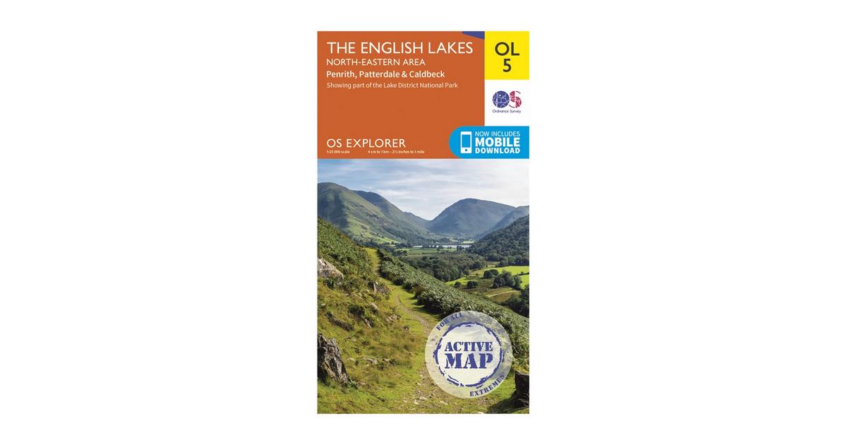 Ordnance Survey Explorer Active OL5 The English Lakes - North Eastern ...