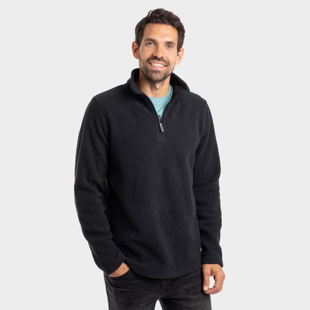 Weird Fish Men's Newport 1/4 Zip Ribbed Fleece | GO Outdoors
