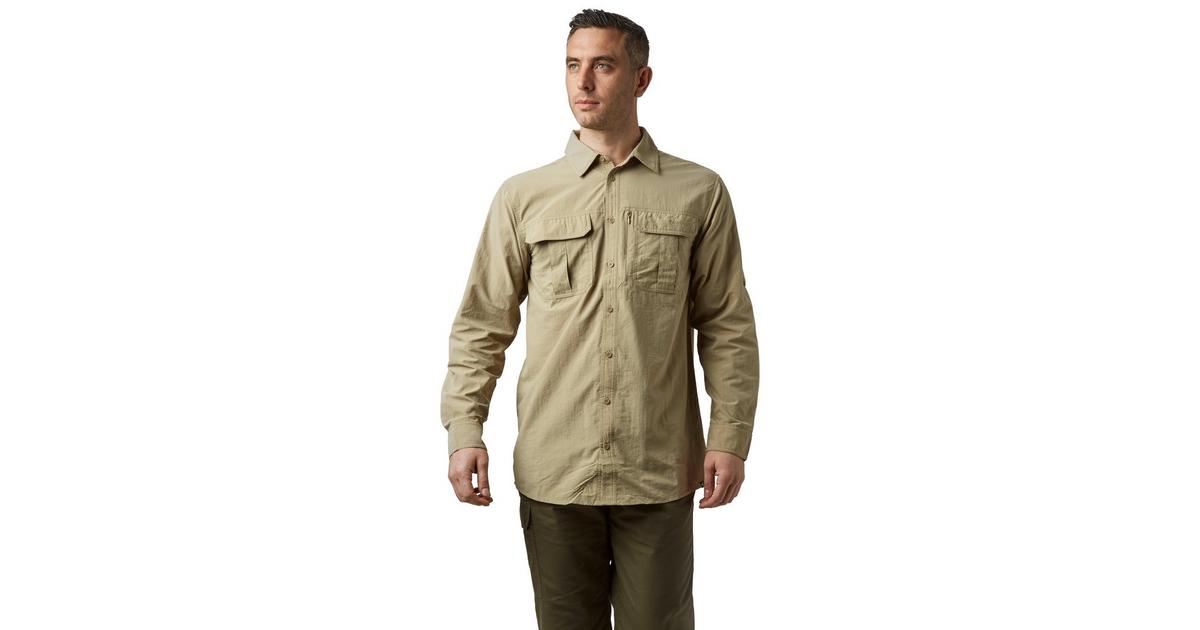 Brasher Men’s Long Sleeve Travel Shirt | GO Outdoors