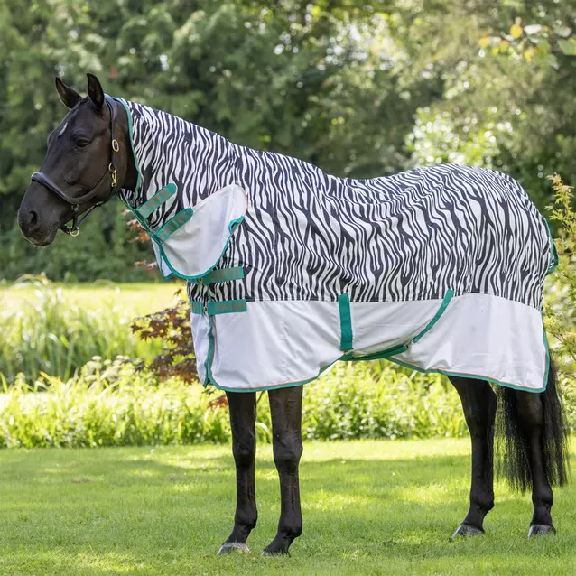 Shires Tempest Original Zeb Tek Fly Combo Rug Zebra Print Naylors