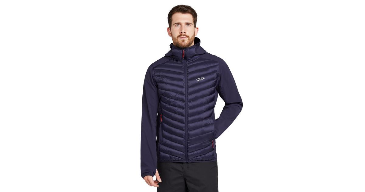 OEX Men’s Ulsta Hybrid Full Zip Jacket | GO Outdoors