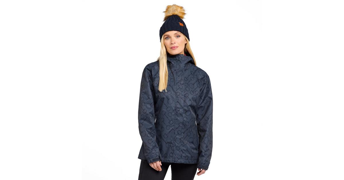Ariat Ladies Spectator H2O Jacket Blue Night Bit Print | Naylors