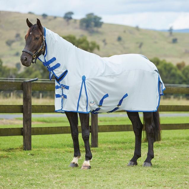 WeatherBeeta ComFITec 600D/Mesh II Combo Neck Rug Silver/Silver | Naylors