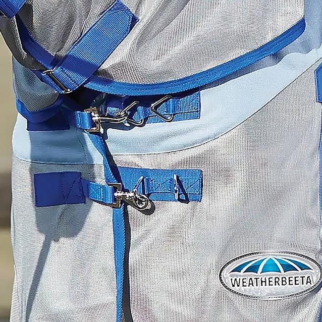 WeatherBeeta ComFITec 600D/Mesh II Combo Neck Rug Silver/Silver | Naylors