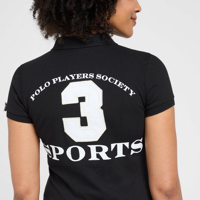 HV Polo Womens Favouritas EQ Polo Shirt Black | Naylors