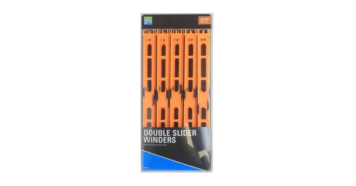 PRESTON INNOVATION Double Slider Winders Orange 26cm | GO Outdoors