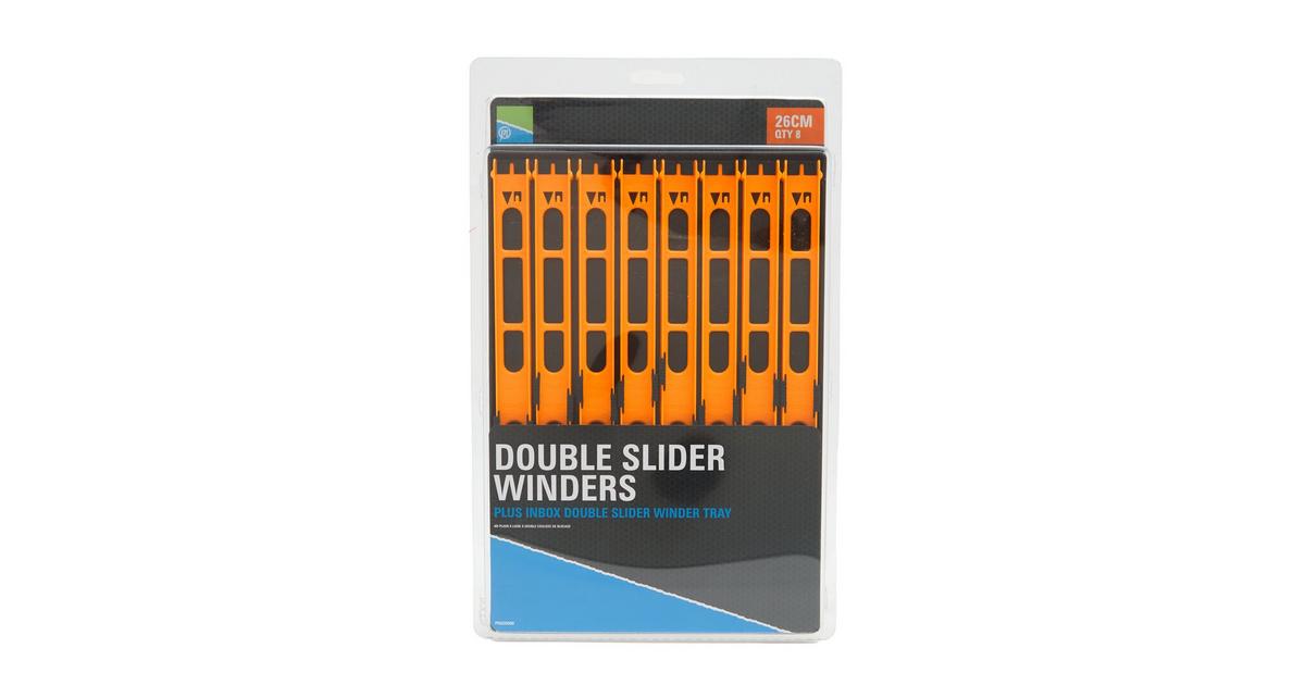 PRESTON INNOVATION Double Slider Winders 26cm in Tray | GO Outdoors