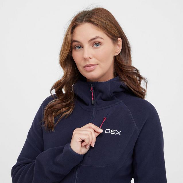 OEX Women’s Braidwood Hooded Fleece | GO Outdoors