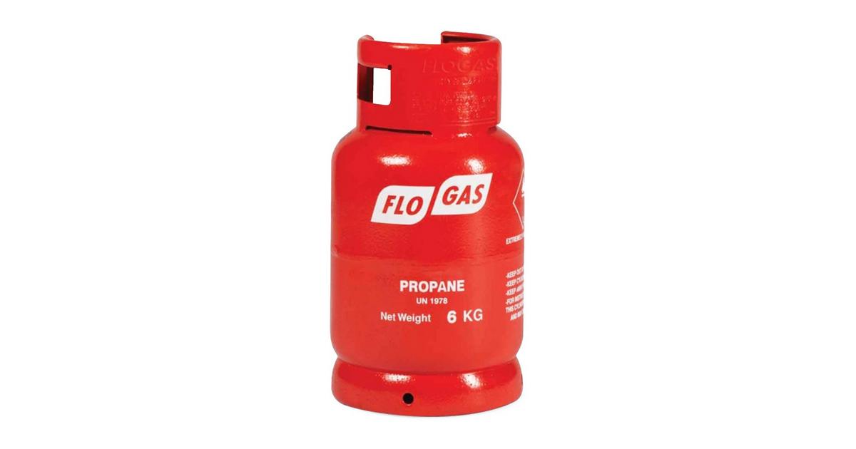 Flogas 6kg Propane New & Full Gas Cylinder | GO Outdoors