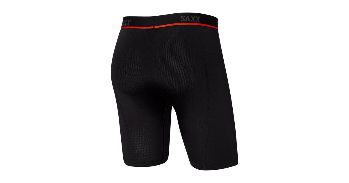 Saxx Men’s Kinetic Light-Compression Mesh Long Boxer Briefs | GO Outdoors