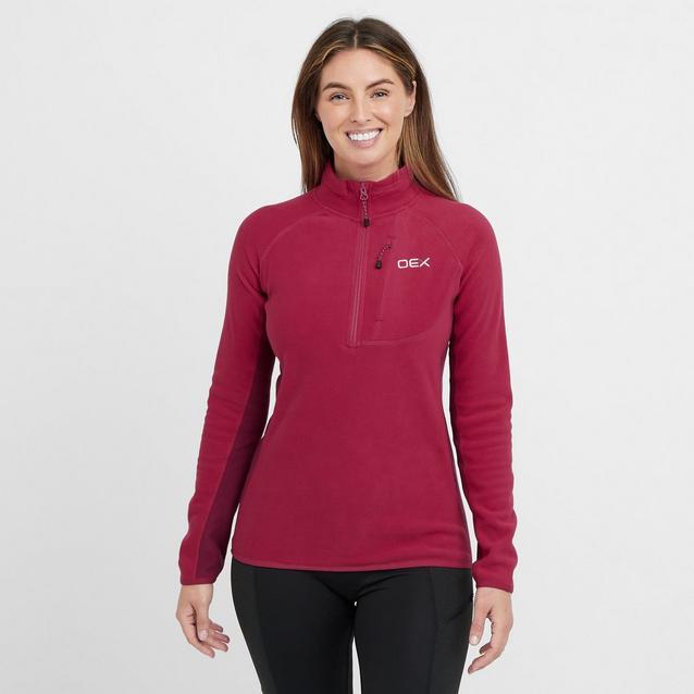 OEX Women’s Ardmore Half Zip Fleece | GO Outdoors