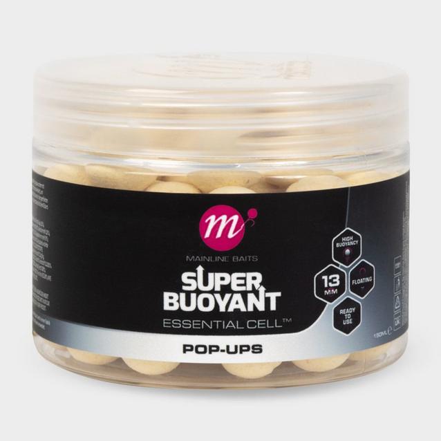 MAINLINE Super Buoyant Pop Ups Essential Cell White 13mm | GO Outdoors