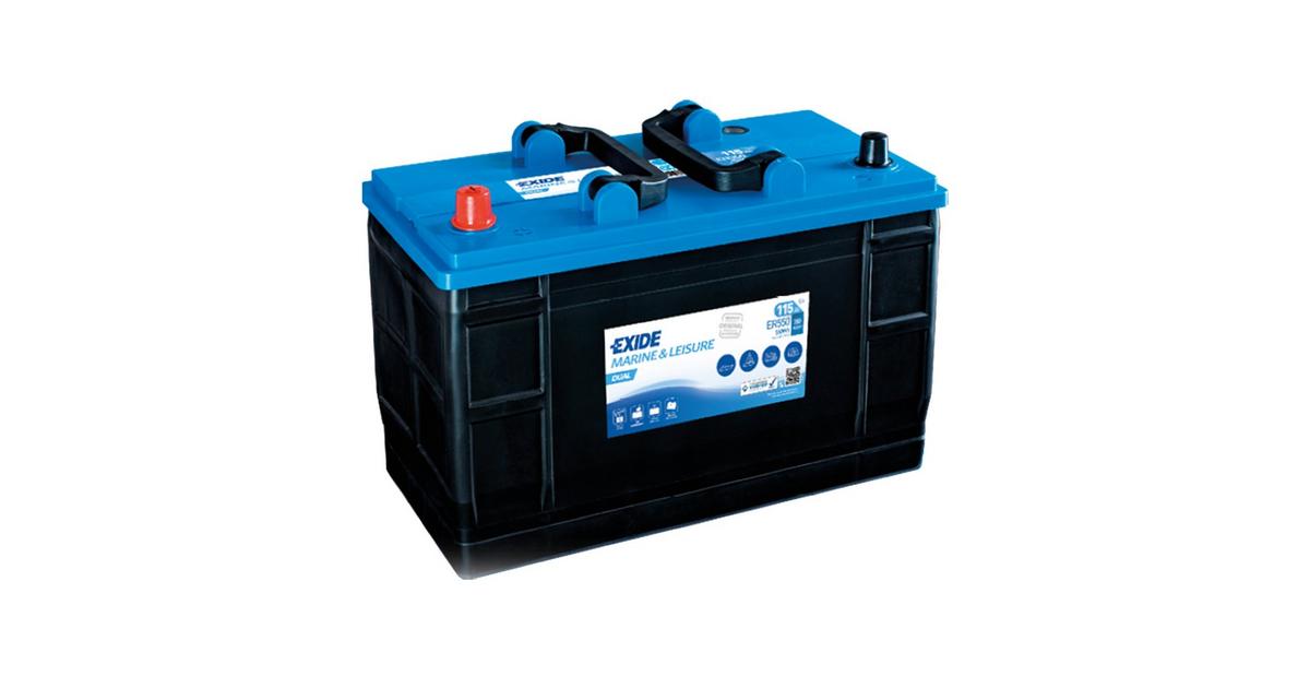 Exide Dual - Better Battery - ER550 | GO Outdoors