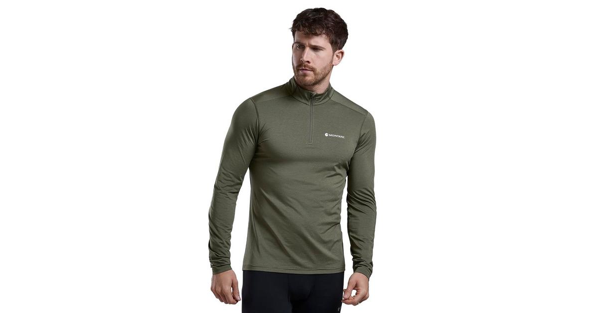 Montane Men's Dart XT Thermal Zip Neck Long Sleeved Top | GO Outdoors