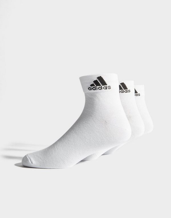 adidas 3 Pack Sport Quarter Socks | JD Sports
