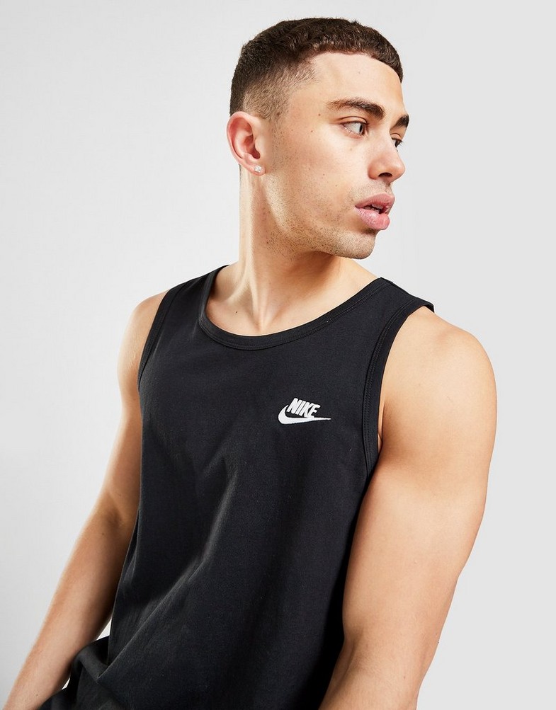 NIKE TANK NIKE SPORTSWEAR TEE BQ1260-010 | kolor Czarny Męskie Ubrania ...