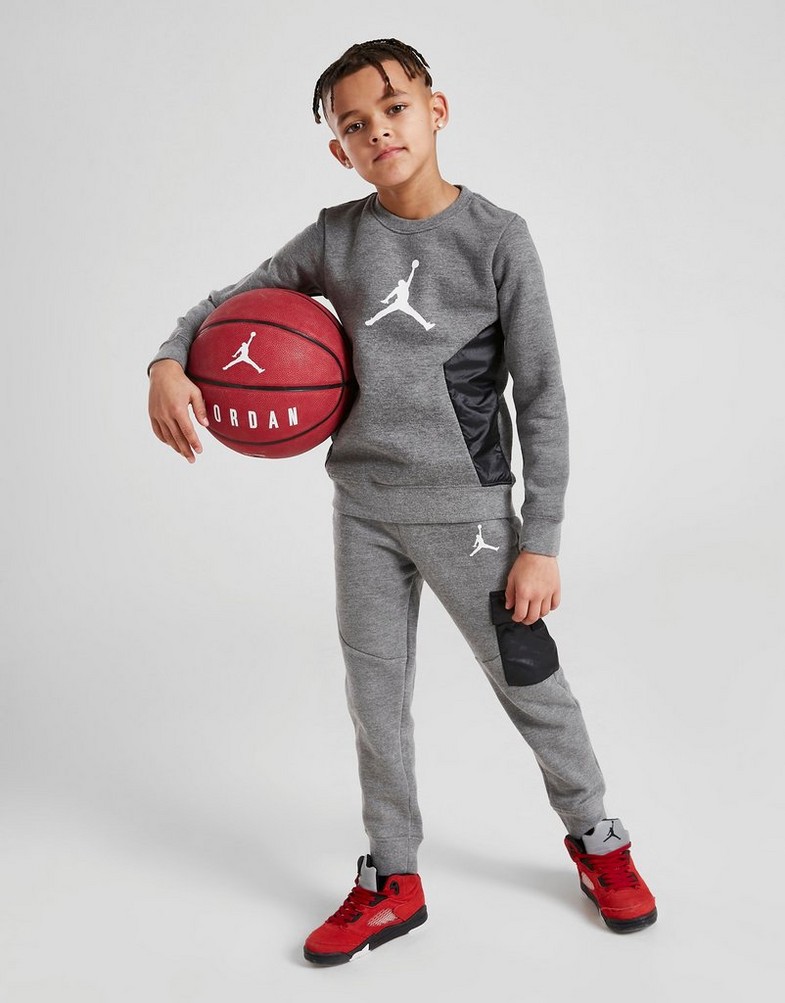 Treninguri JORDAN TRENING JUMPMAN CARGO CREW TRACKSUIT CHILDREN ...