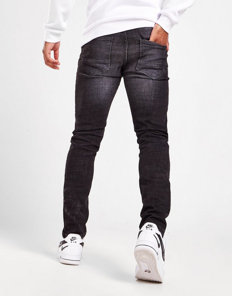 Pantaloni SUPPLY & DEMAND PANTALONI TRIGGER JEANS SUPTM15852 • Negru ...