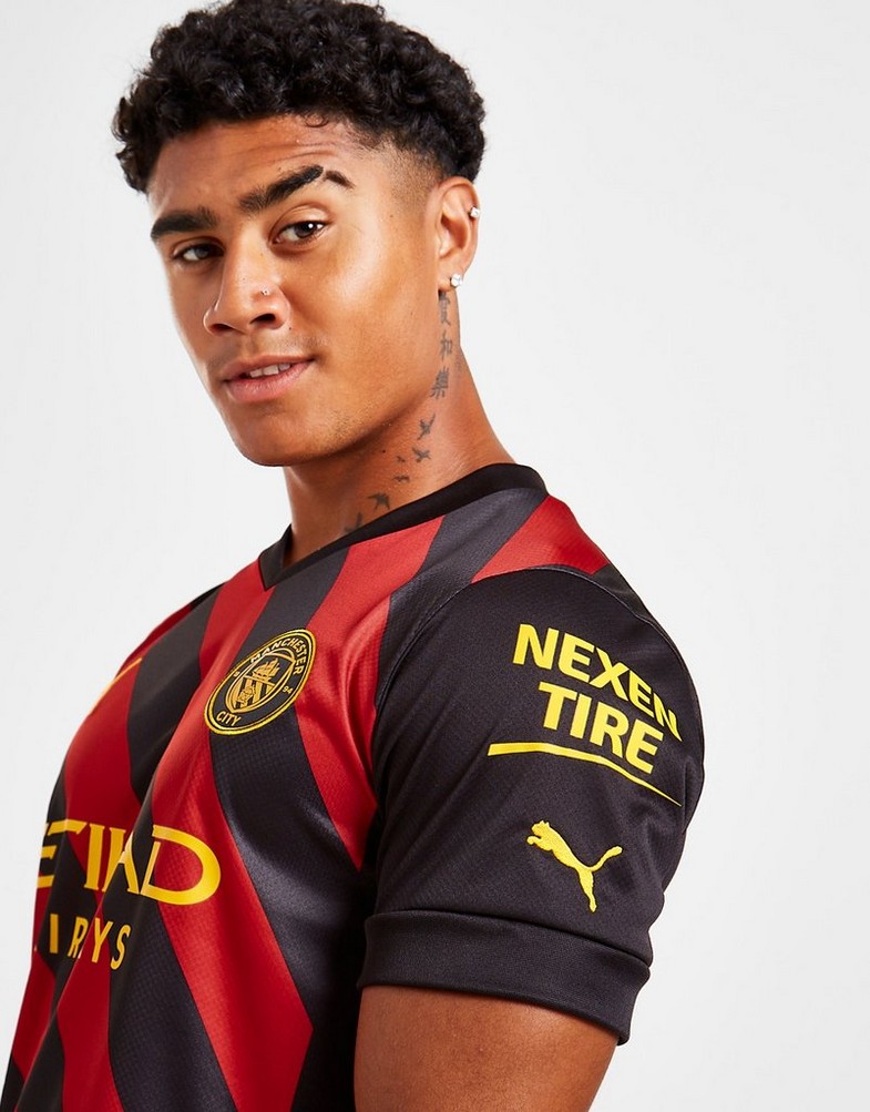 PUMA KRÓTKI RĘKAW MANCHESTER CITY FC 2022/23 AWAY SHIRT 76572202 ...