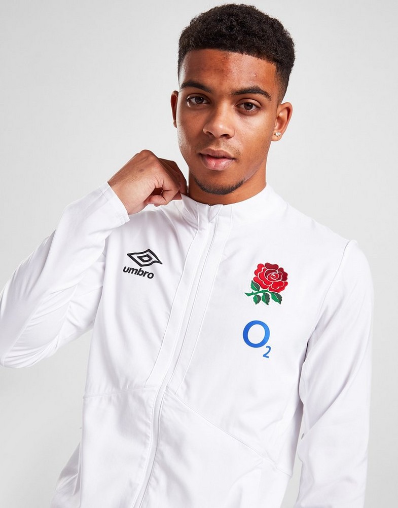 UMBRO KRÓTKI RĘKAW ENGLAND RFU 2022 ANTHEM JACKET 97089U13V | kolor ...