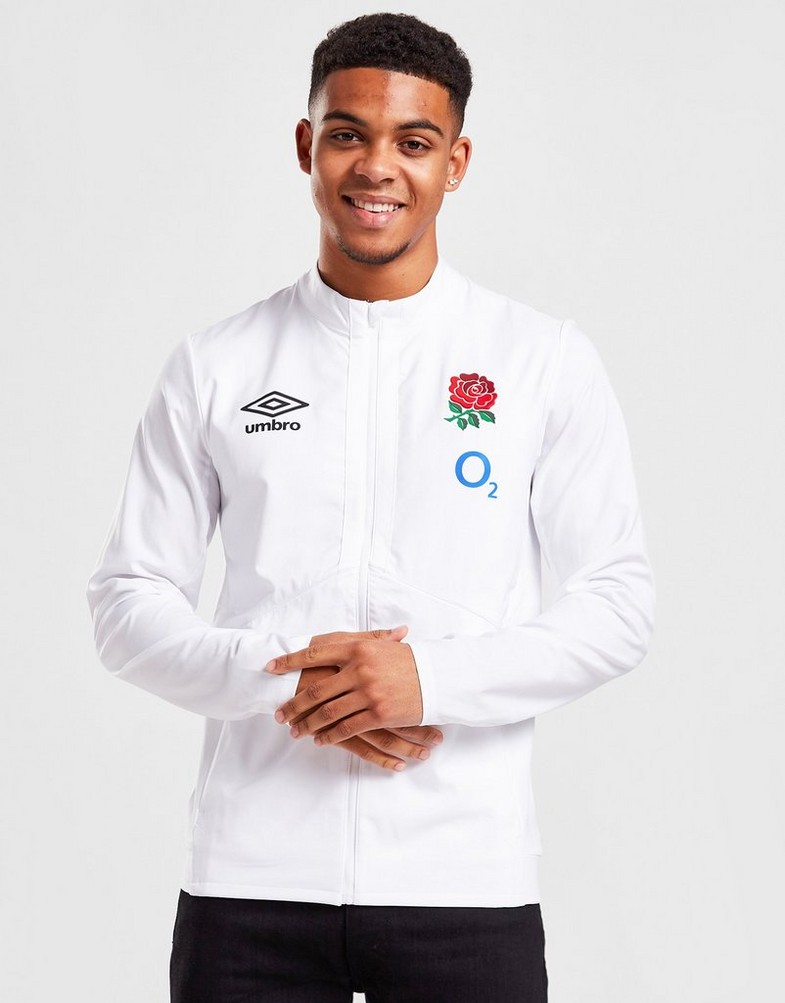 UMBRO KRÓTKI RĘKAW ENGLAND RFU 2022 ANTHEM JACKET 97089U13V | kolor ...