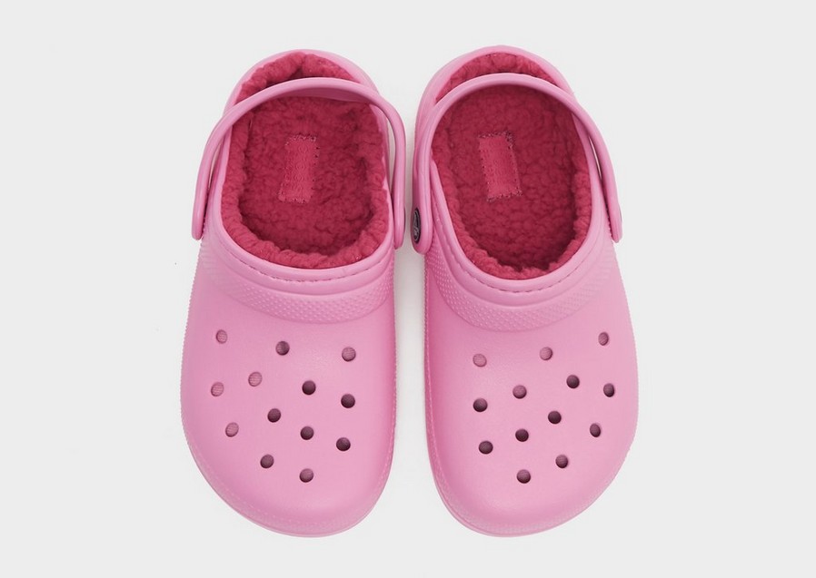CROCS LINED CLOG CHILDREN 207010-6SW | kolor Różowy Dziecięce Buty w JD ...
