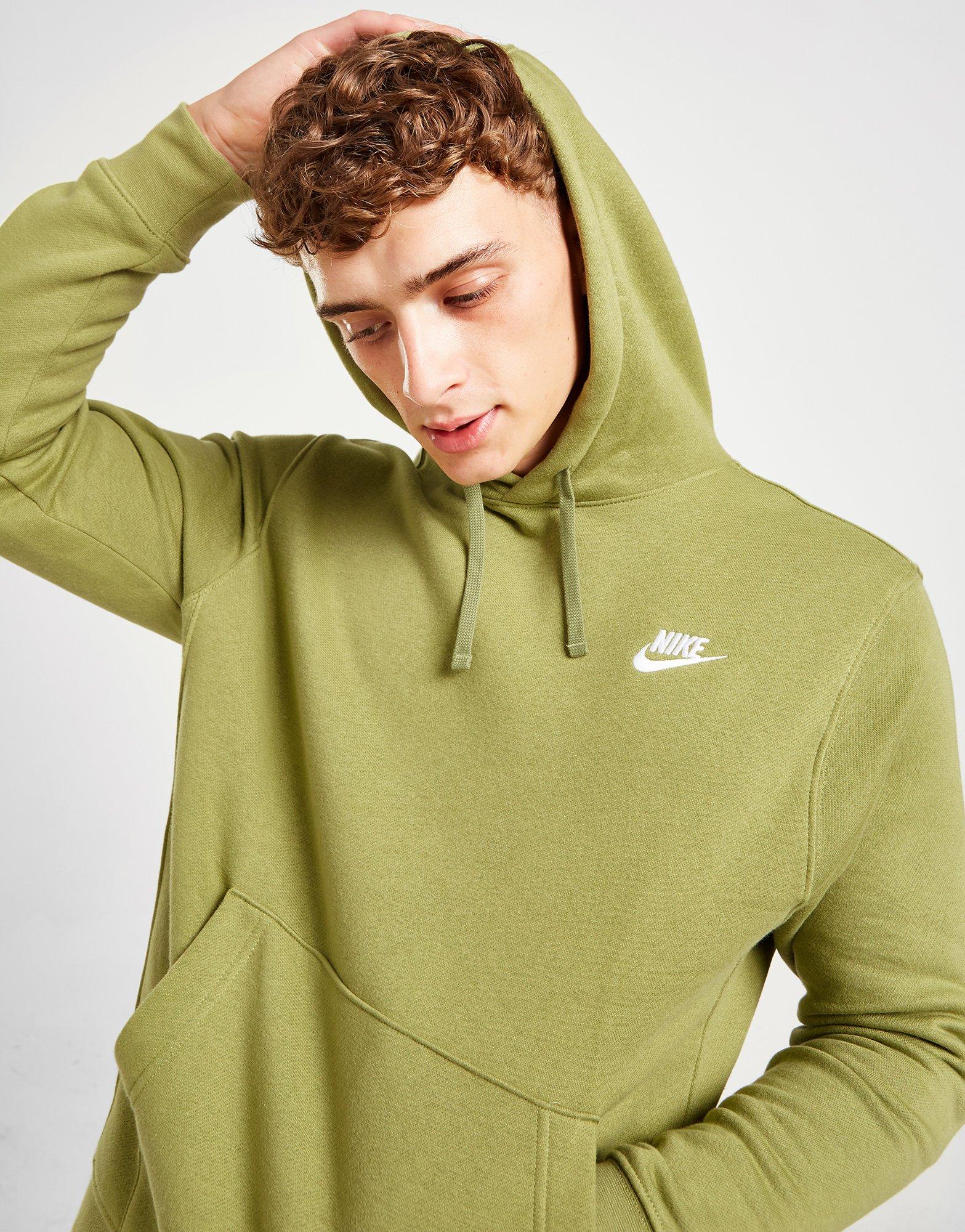 NIKE BLUZA Z KAPTUREM SPORTSWEAR CLUB FLEECE BV2654-334 | kolor Khaki ...