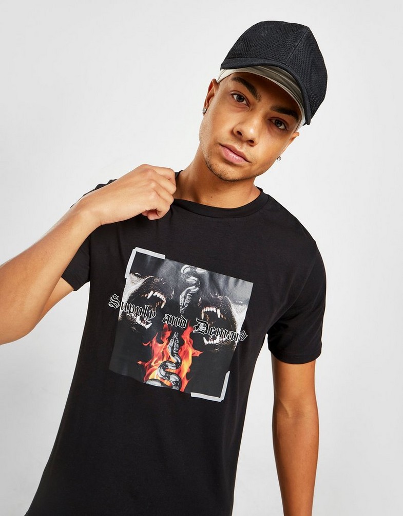 Tricouri SUPPLY & DEMAND BATTLE TRICOU (SUPTM16181) Bărbați culoare ...
