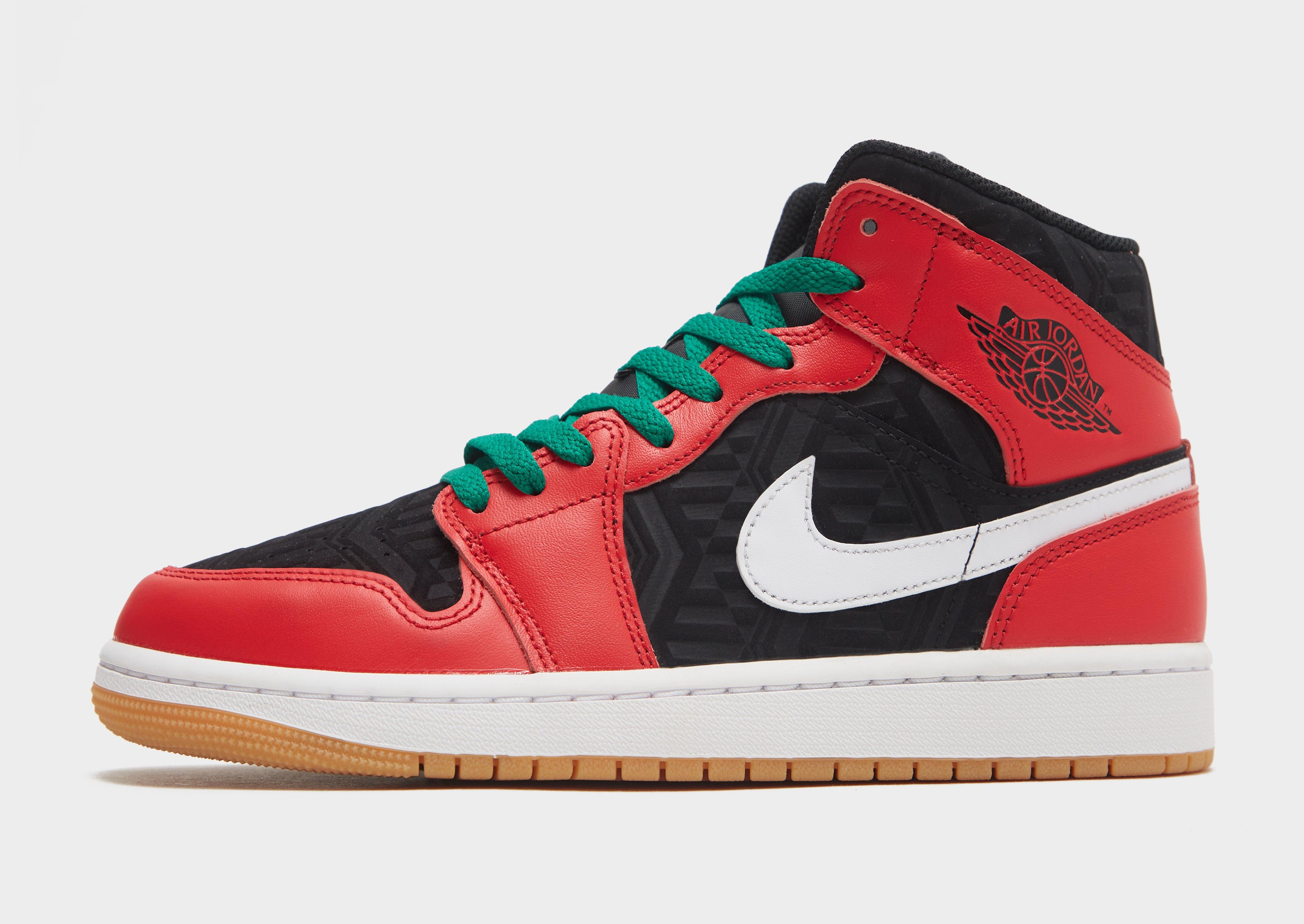 Sneakers AIR JORDAN 1 MID SE DQ8417-006 • Roșu • Bărbați • JD Sports ...