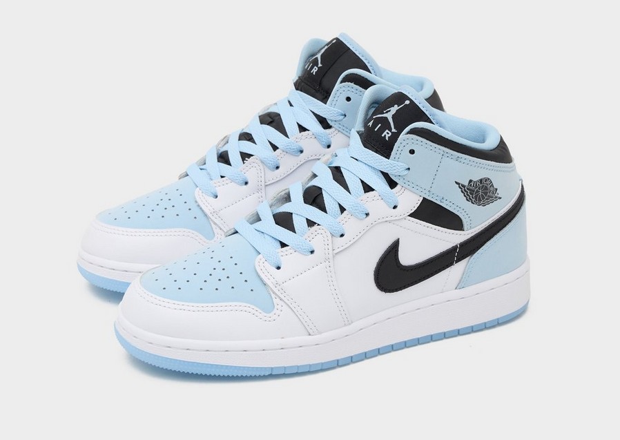 Sneakers AIR JORDAN 1 MID SE (GS) (DV1337-104) Copii culoare Alb ...