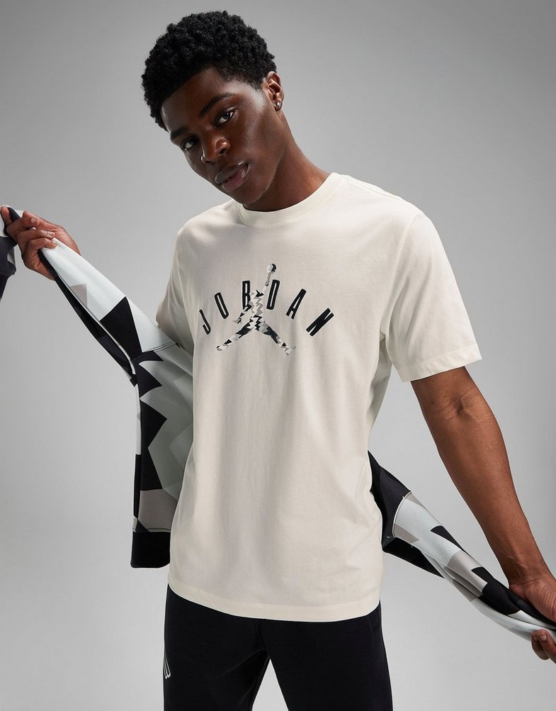 JORDAN T-SHIRT M J FLT MVP JM SS CREW FB7365-133 | kolor Biały Męskie ...