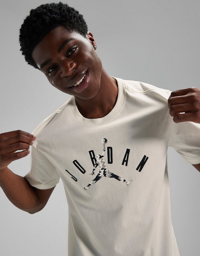 JORDAN T-SHIRT M J FLT MVP JM SS CREW FB7365-133 | kolor Biały Męskie ...