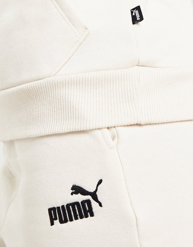 PUMA MIKINA S KAPUCŇOU ESS+ EMBROIDERY HOODIE FL 67000487 farba Béžová ...