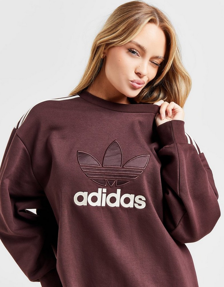 ADIDAS BLUZA SATIN TREF CREW BRN IT7148 | kolor Brązowy Damskie Ubrania ... ADIDAS BLUZA SATIN TREF CREW BRN IT7148 | kolor Brązowy Damskie Ubrania ...