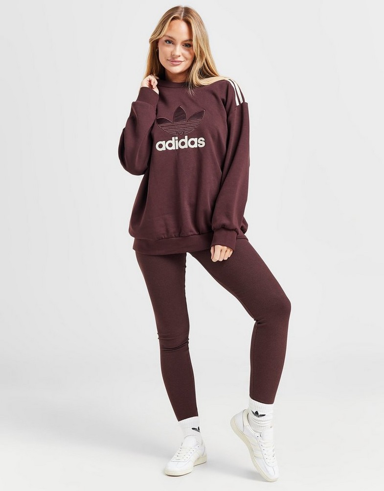 ADIDAS BLUZA SATIN TREF CREW BRN IT7148 | kolor Brązowy Damskie Ubrania ... ADIDAS BLUZA SATIN TREF CREW BRN IT7148 | kolor Brązowy Damskie Ubrania ...