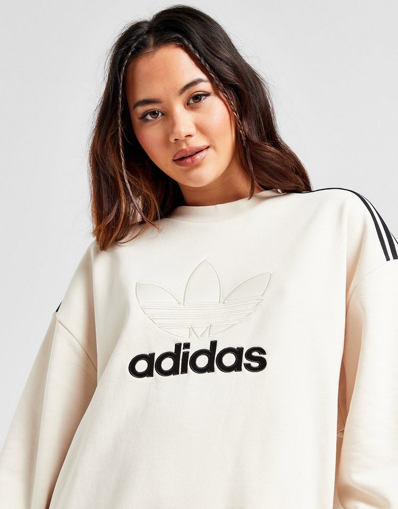 ADIDAS BLUZA SATIN TREF CREW W'WHT IT7146 | kolor Beżowy Damskie ... ADIDAS BLUZA SATIN TREF CREW W'WHT IT7146 | kolor Beżowy Damskie ...