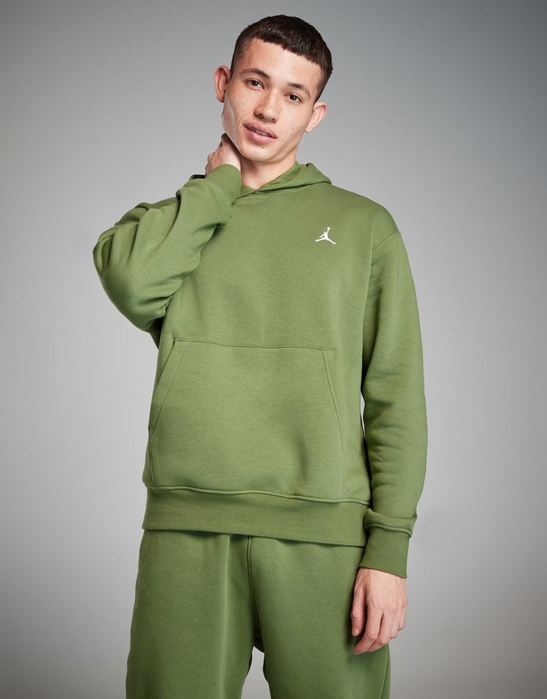JORDAN BLUZA Z KAPTUREM M J ESS FLC PO FJ7774-340 | kolor Khaki Męskie ...