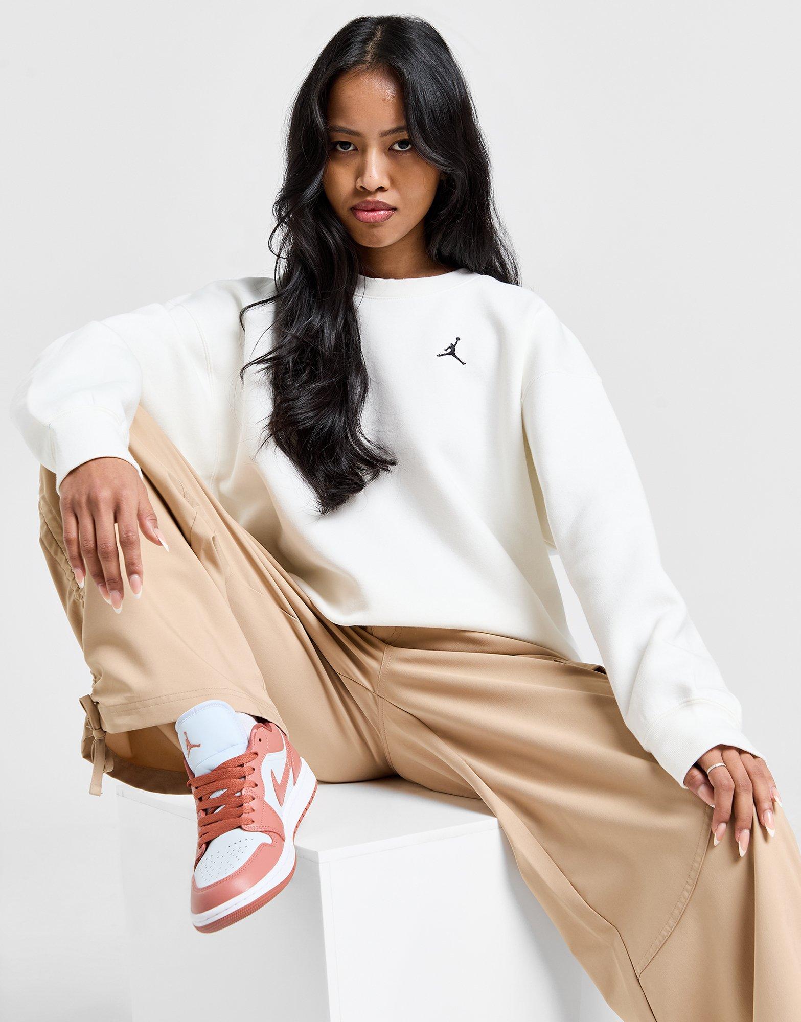 JORDAN MIKINA W J BRKLN FLC FN4491-133 farba Béžová Ženy Oblečenie | JD ...