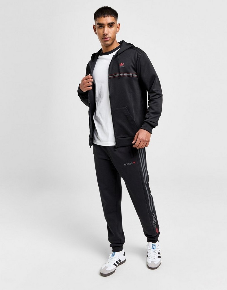 ADIDAS BLUZA ROZPINANA Z KAPTUREM FZ TAPE HD GRY IS6118 | kolor Szary ...